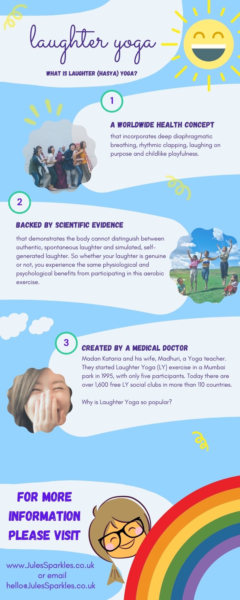 Laughter Yoga – Jules Sparkles